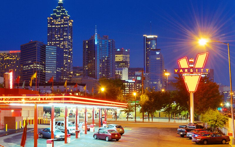 Wcw Atlanta Skyline City Lights Theme: A Captivating Urban Experience ...