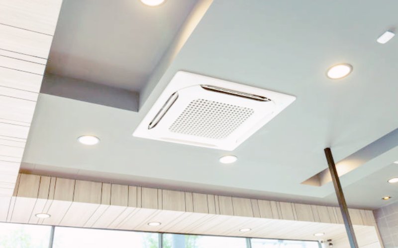 Why A Ceiling Cassette Mini Split Is Best For Discreet Cooling ...